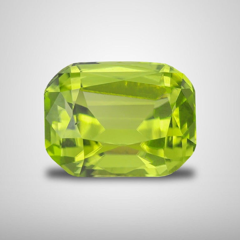 Green Natural Loose Peridot Stone 3.37 Carats Peridot Stone Peridot for ...
