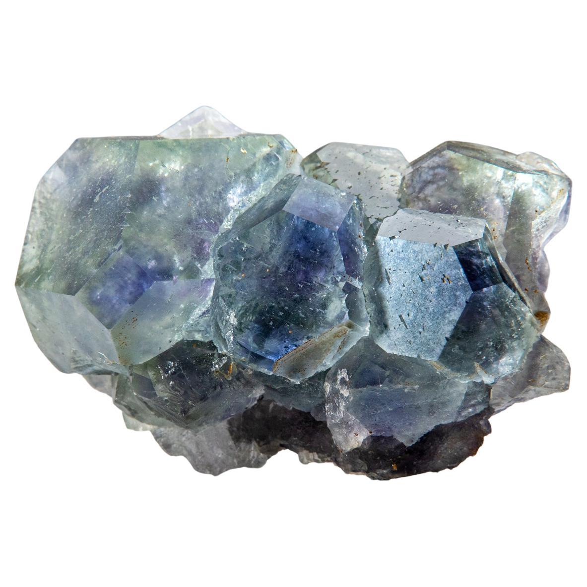 Fluorite on Quartz, Xiefang Mine, China at 1stDibs