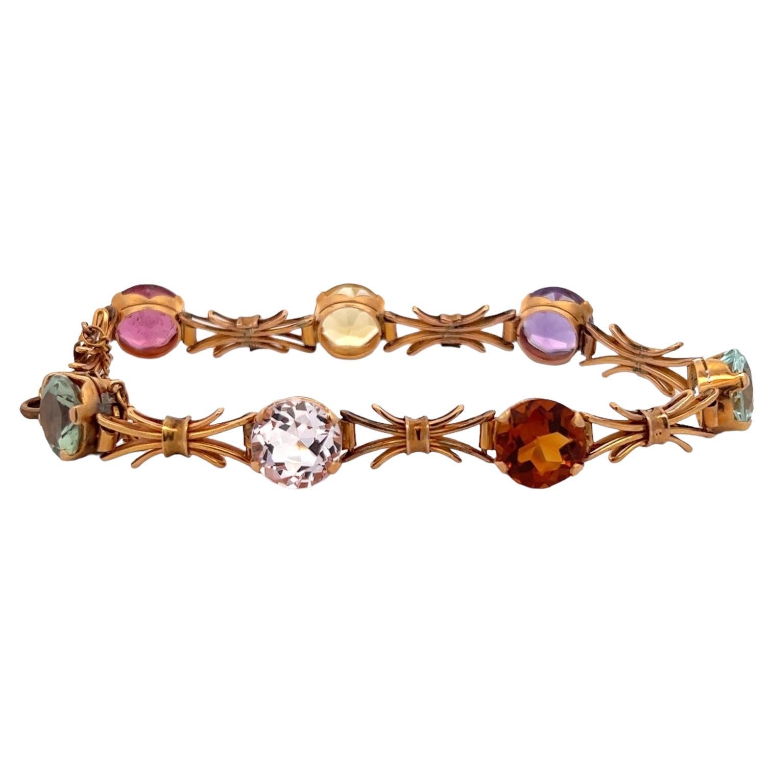 Petra Class Aquamarine Citrine Imperial Topaz Green and Pink Tourmaline ...