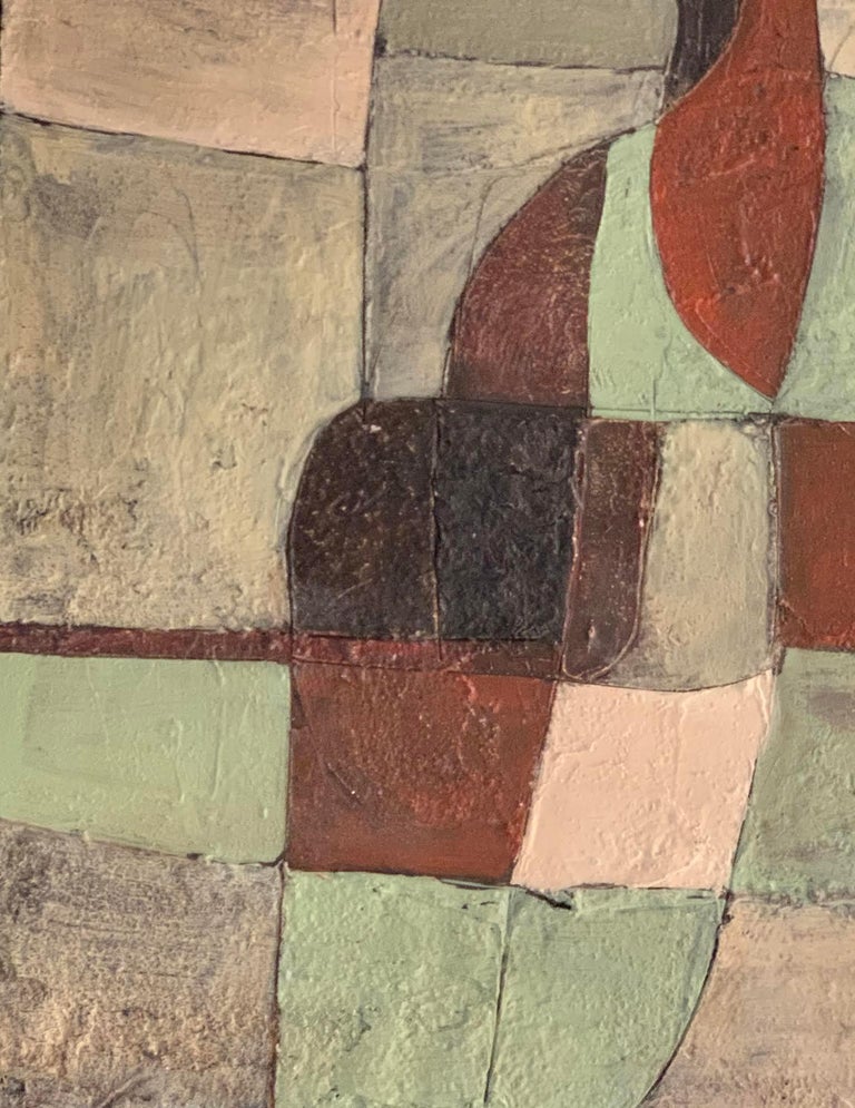 Green, Rust, Black Painting by Artist Santiago Castillo, Spain ...