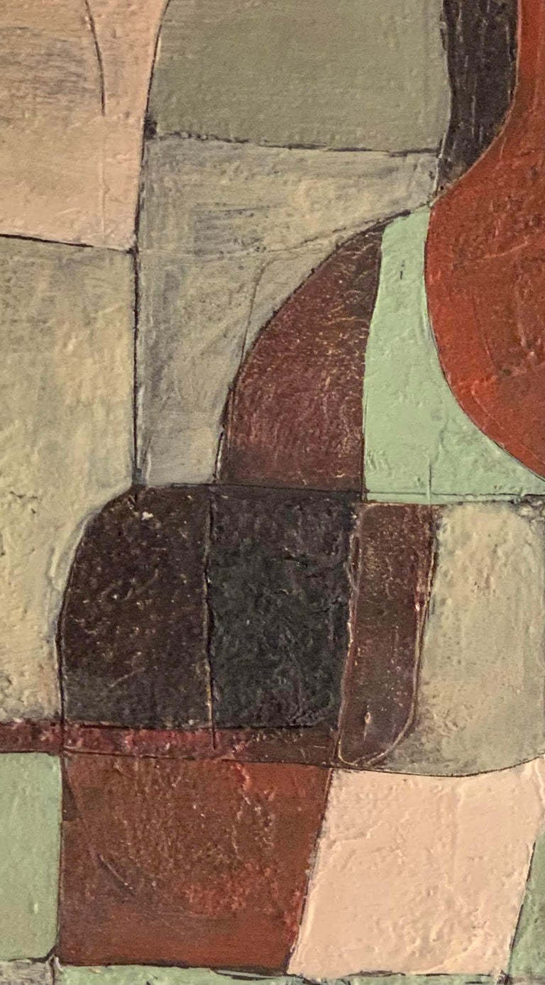 Green, Rust, Black Painting by Artist Santiago Castillo, Spain ...