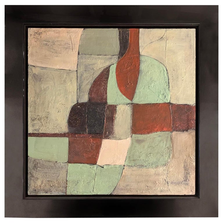 Green, Rust, Black Painting by Artist Santiago Castillo, Spain ...