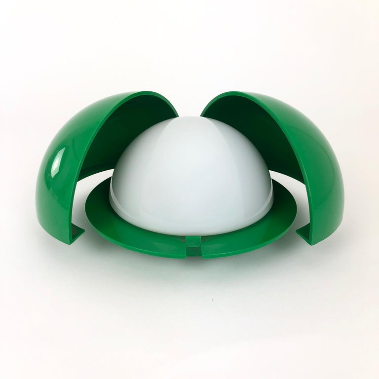 Green Sconces Fontana Arte Lampira Lady Bug 1970s Light at 1stDibs