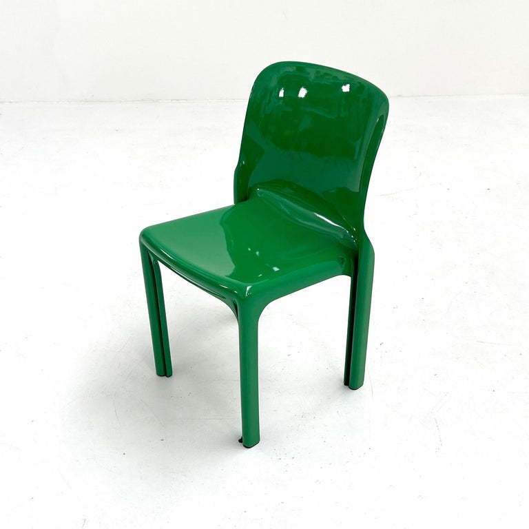 Green Selene Chair by Vico Magistretti for Artemide, 1970s For Sale at ...