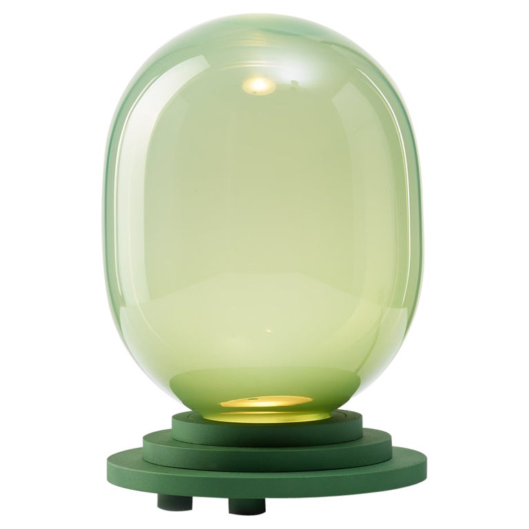 Green Stratos Capsule Table Light by Dechem Studio For Sale at 1stDibs