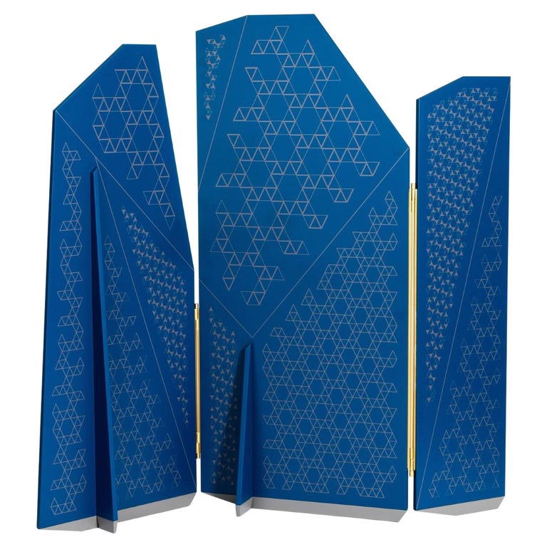 Green Teal Blue Screen by Mentemano For Sale at 1stDibs