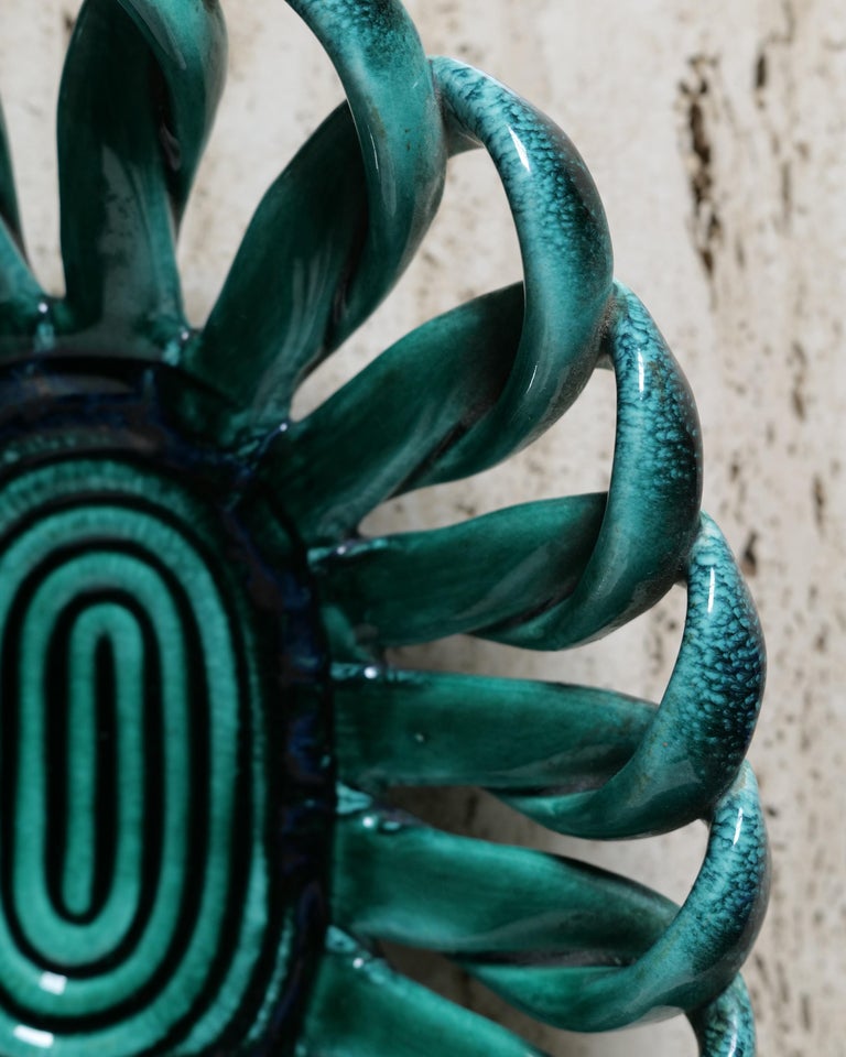 Green Vallauris Bowl Designed by Jerome Massier For Sale at 1stDibs