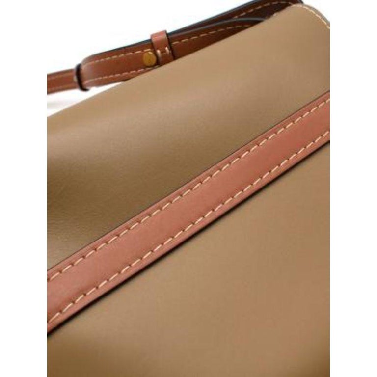 Green and yellow leather small Gate bag For Sale at 1stDibs