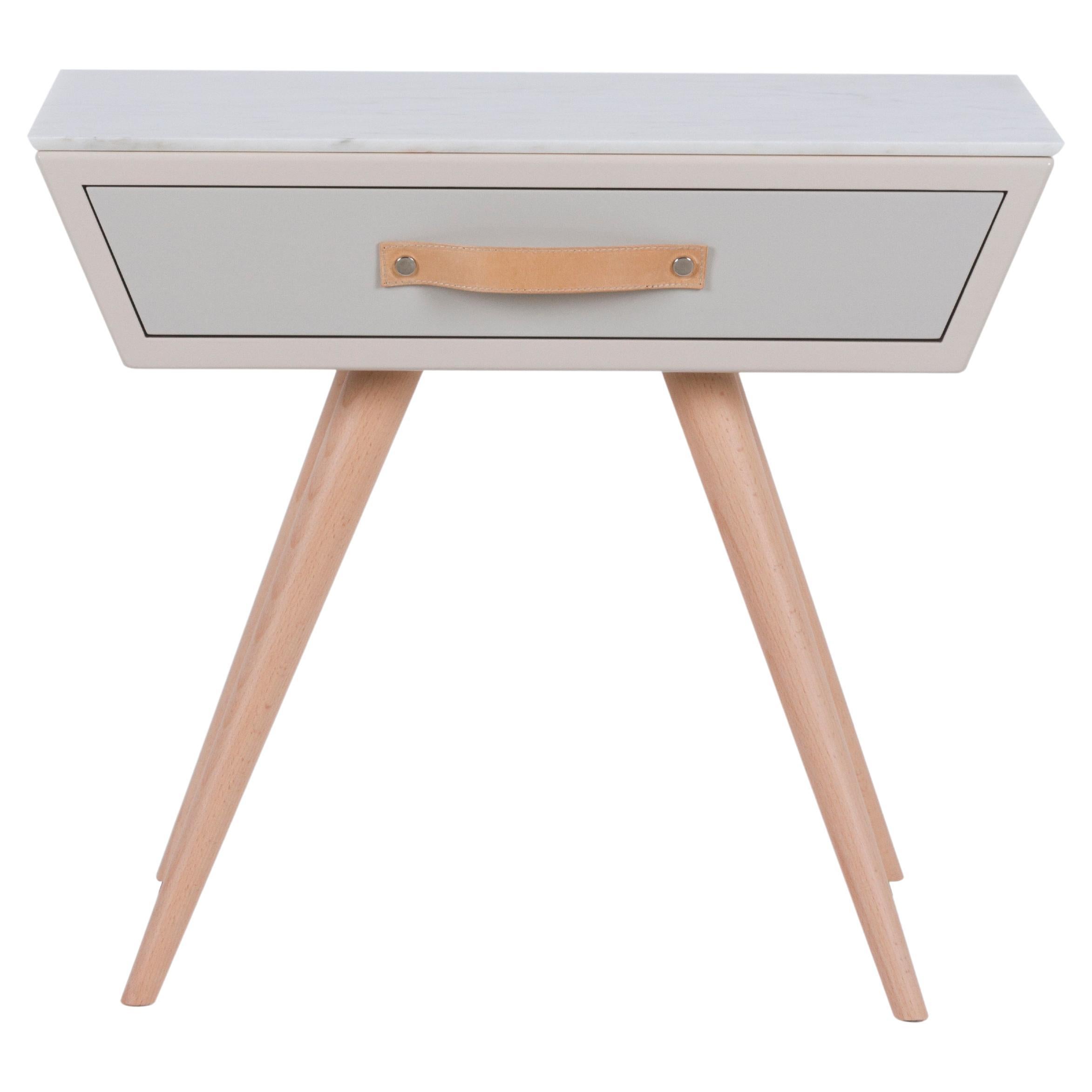 Modern Nilo Nightstand Bedside Table Onyx Stone Handmade Portugal ...