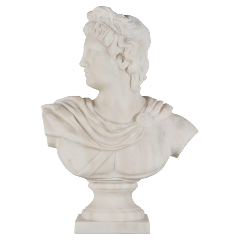 Greenapple Bust, David Bust, Calacatta Marble, Handmade in Portugal For ...