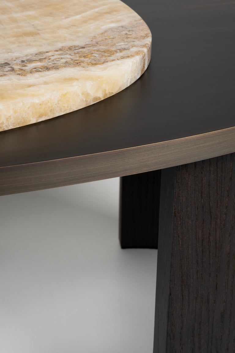 Greenapple Coffee Table, Armona Coffee Table, Onyx Top, Handmade in ...