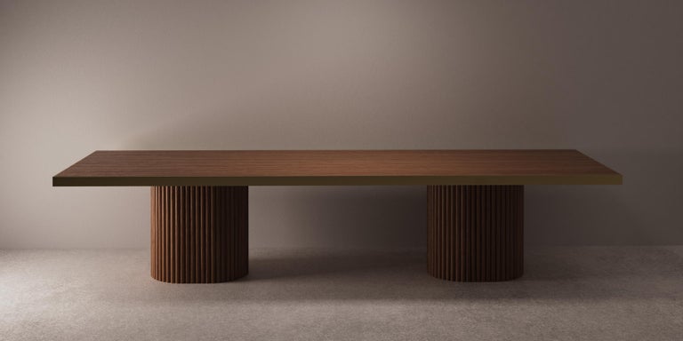 Modern Biloba Dining Table, American Oak, Handmade in Portugal by ...