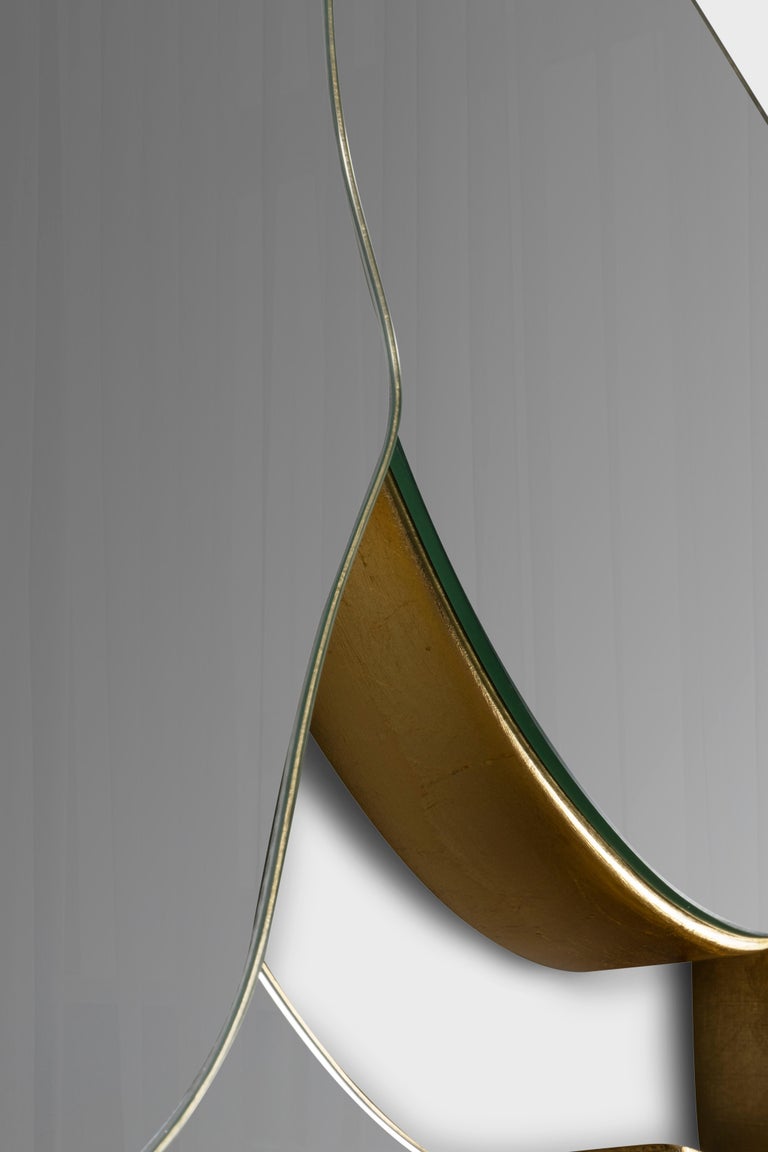 Modern Infinity Wall Mirror, Gold Leaf, Handmade in Portugal by ...