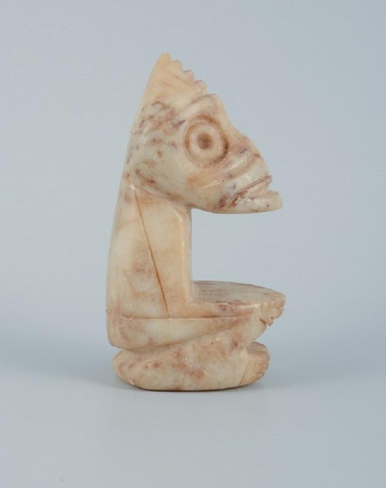 Greenlandica, Tupilak, Figure Carved in Soapstone, Approx. 1960-1970s ...