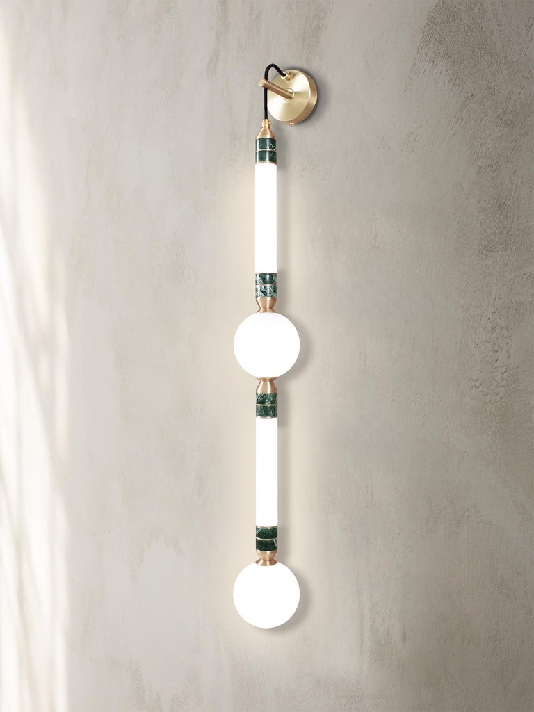 Greenstone Wall Light - Large (External LED Driver) For Sale at 1stDibs