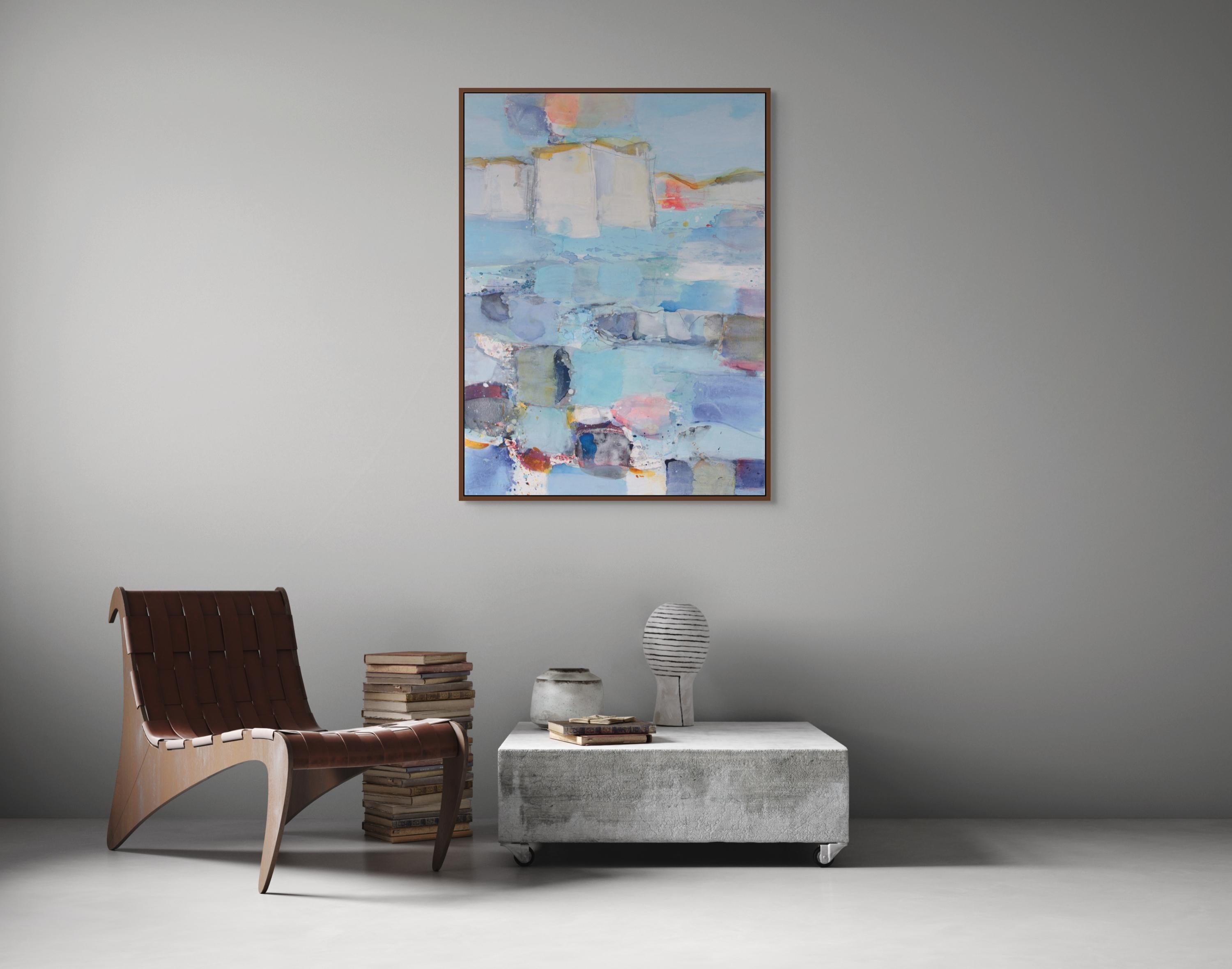 Greet Helsen - Come, swim with me (Abstract Painting) For Sale at 1stDibs
