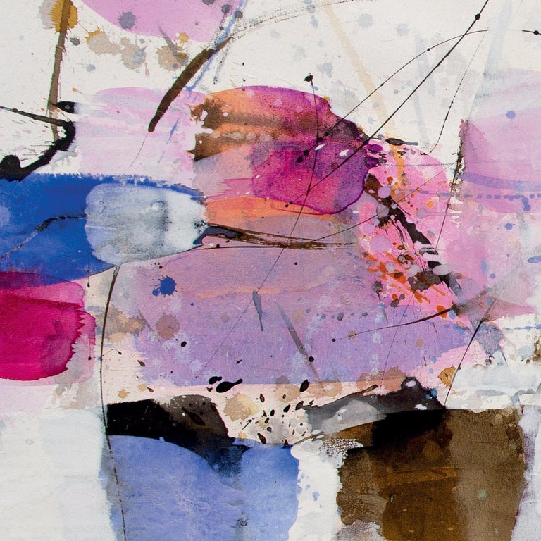 Greet Helsen - Dynamisch (Dynamic) (Abstract painting) For Sale at 1stDibs