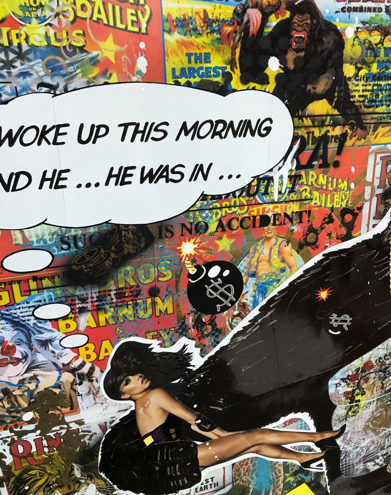 Greg Beebe - Animal, Mixed Media on Canvas For Sale at 1stDibs