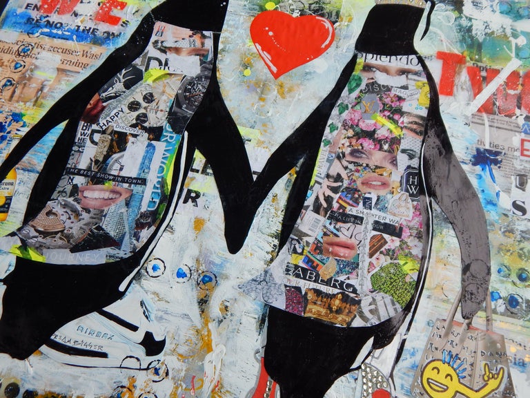 Greg Beebe - The King and Queen, Mixed Media on Wood Panel For Sale at ...