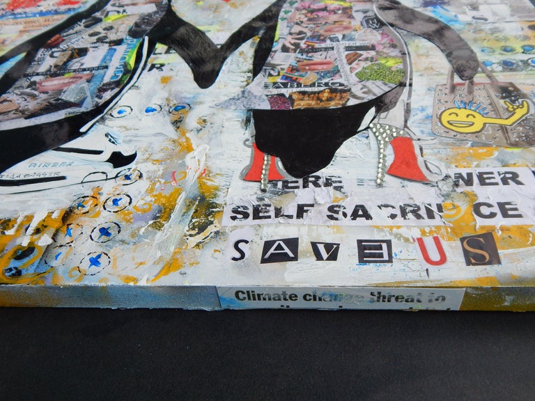 Greg Beebe - The King and Queen, Mixed Media on Wood Panel For Sale at ...