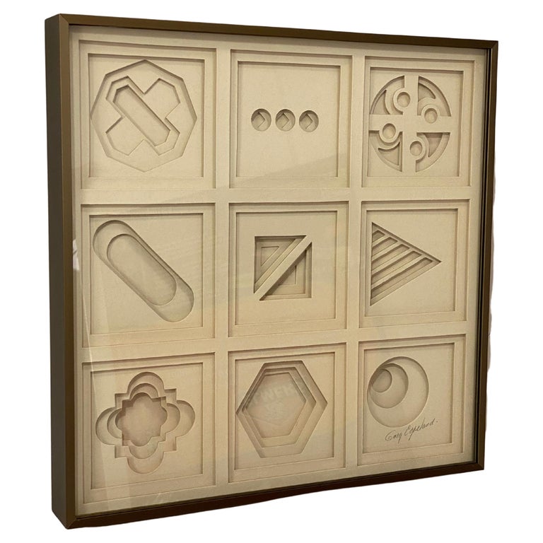 Greg Copeland 1972 3D Op Art Paper Sculpture at 1stDibs