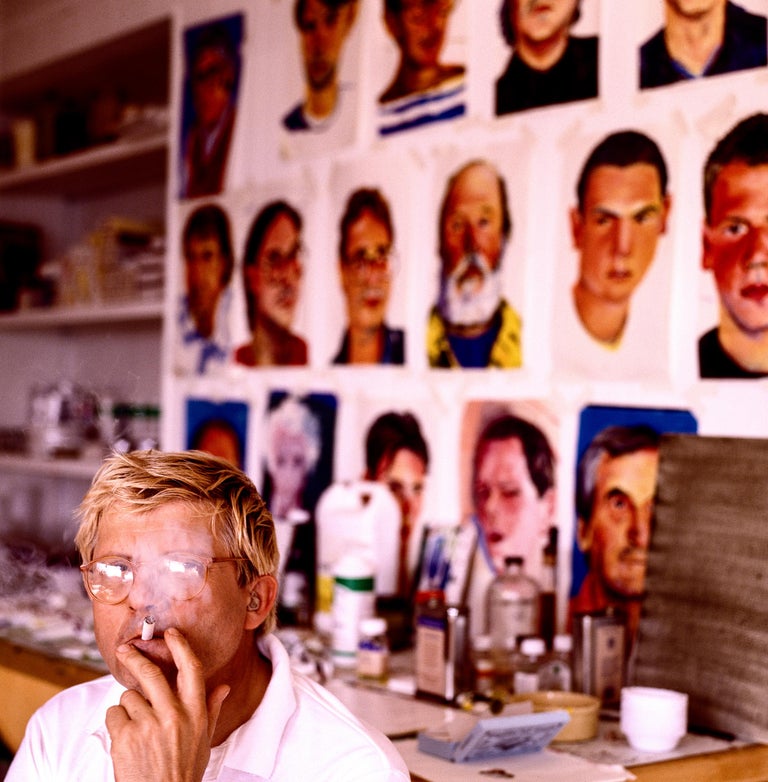 Greg Gorman – „David Hockney Porträts, 21. Jahrhundert, Zeitgenössisch ...