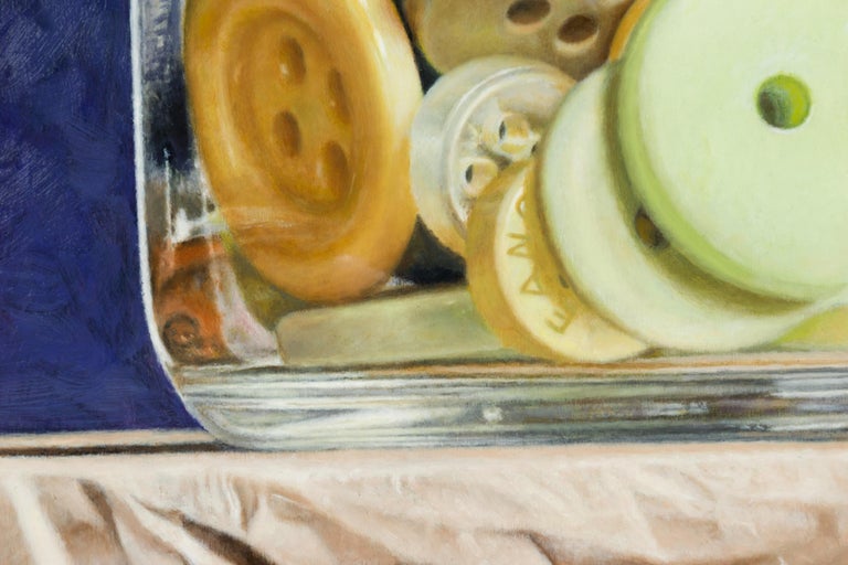 Greg Haynes - "Buttons on Paper" Realistic Buttons Still Life Painting ...