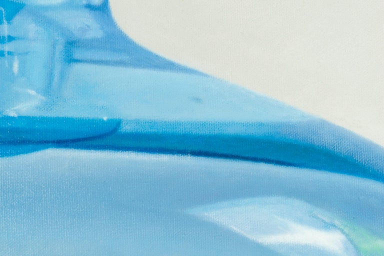 Greg Haynes - "Vintage Glass III" Realistic Colored Glass Oil Painting ...