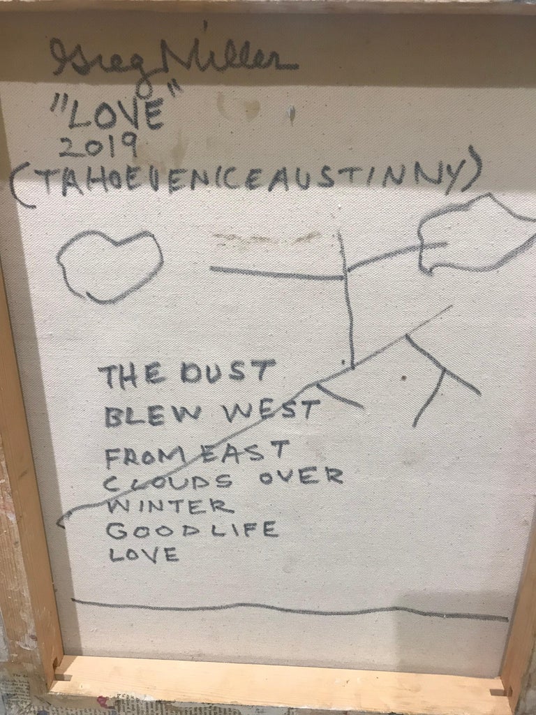 Greg Miller - Love, Greg Miller, Acrylic Paint, Paper Collage, Resin on ...