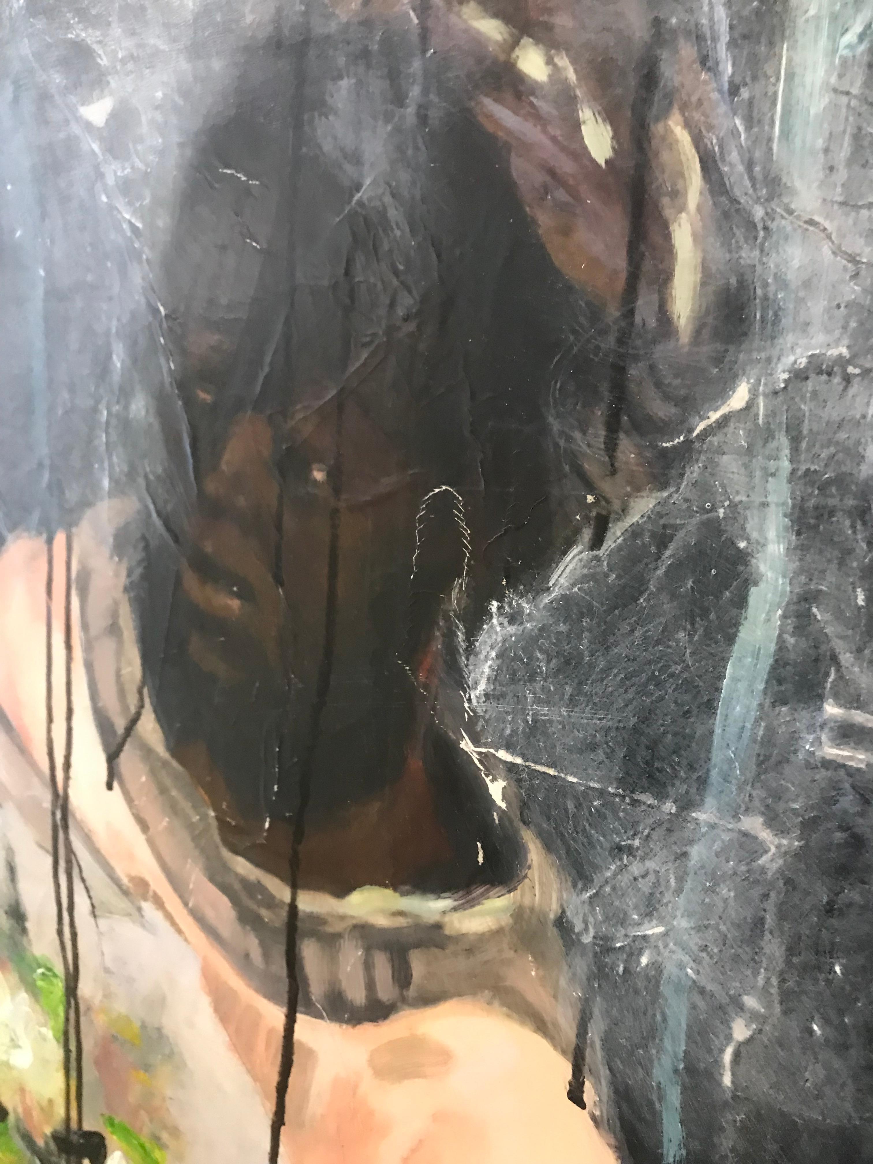 Greg Miller - After Manet, Olympia_Greg Miller_Acrylic/Spray Paint ...