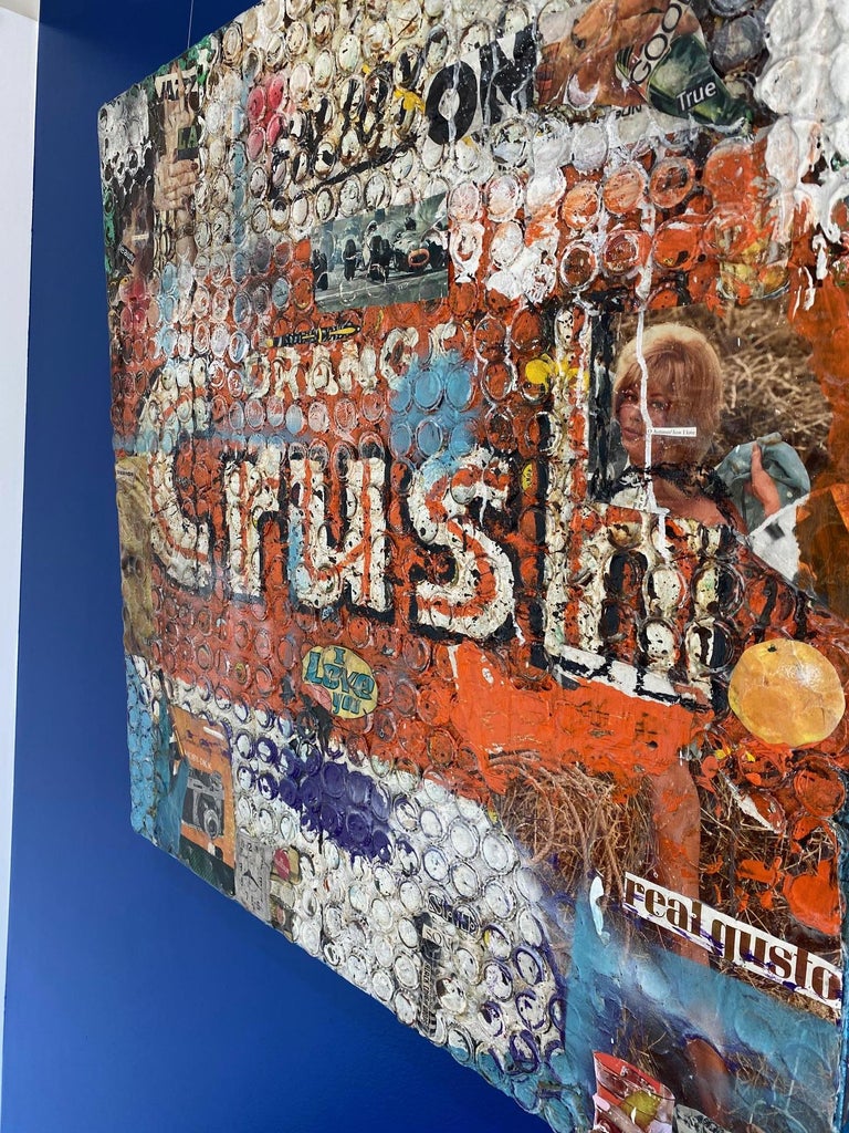 Greg Miller - Orange Crush, Greg Miller, 2020, Acrylic/Mixed Media ...