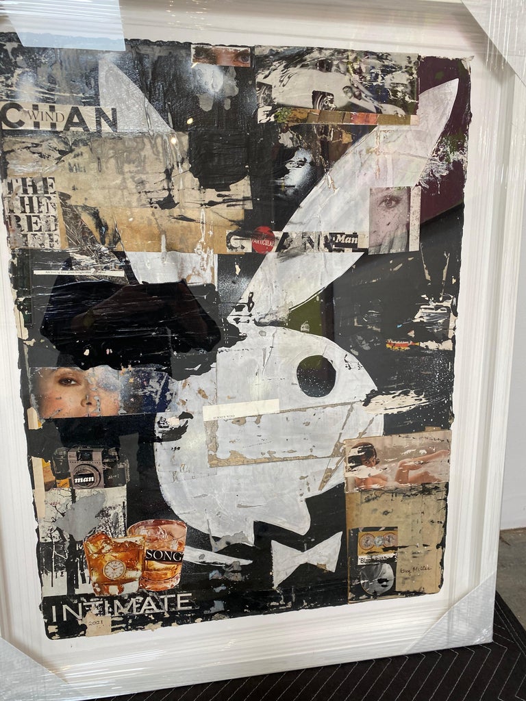 Greg Miller - Wind Bunny, Greg Miller, 2021, Acrylic/Collage/Paper ...