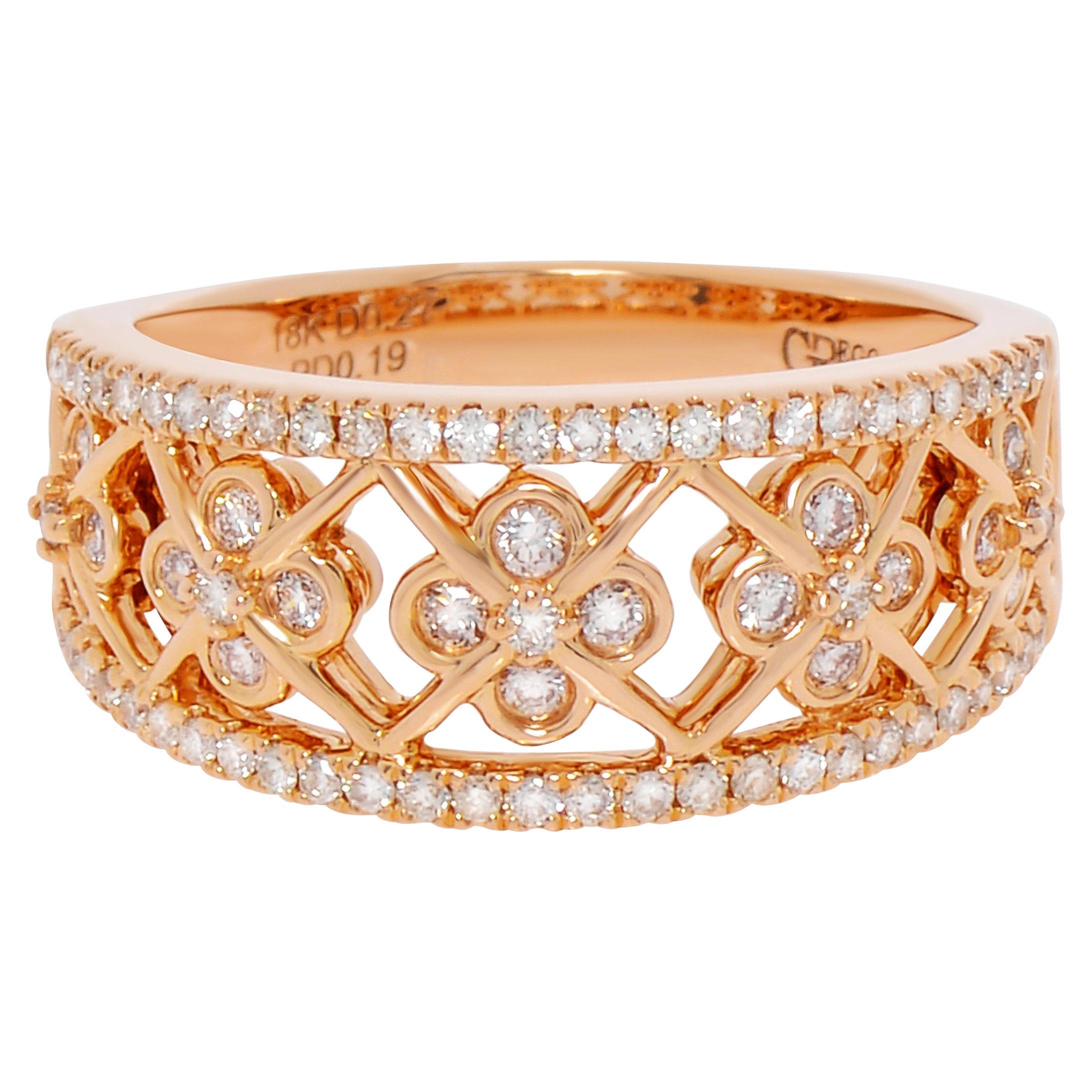 Gregg Ruth 18 Karat White Gold and 1.53 Carat Baguette Cut Diamond Band ...