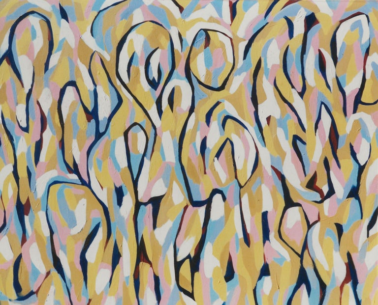 Gregg Simpson - Figure Frieze, Painting, Acrylic on Canvas For Sale at ...