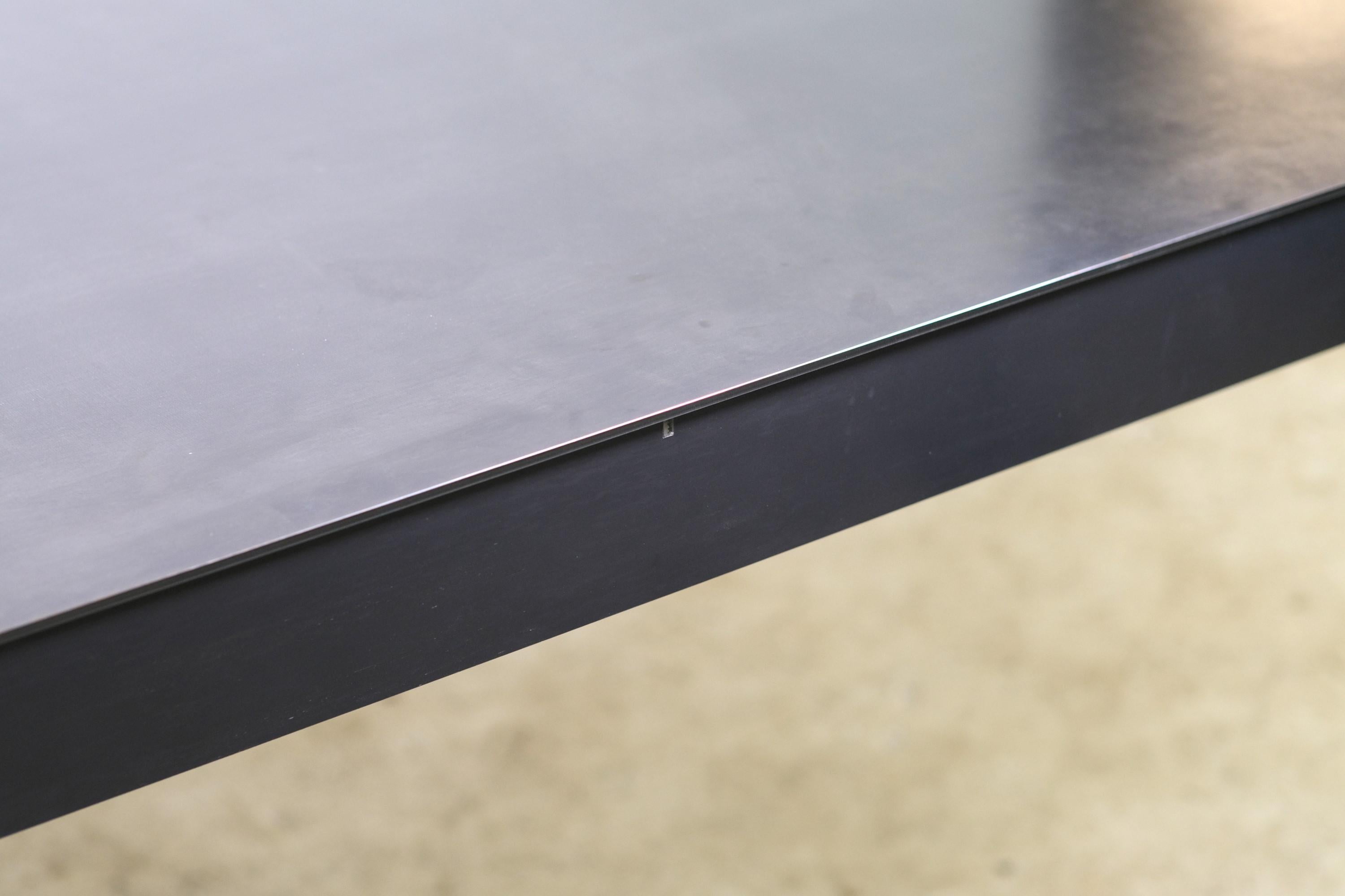 Gregor Jenkin Studio Queen Anne Steel Dining Table For Sale at 1stDibs