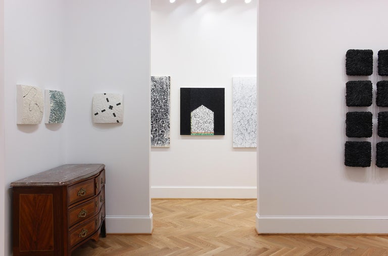 Gregor Turk - "Paris #3" - ceramic tablet - wall sculpture - map of ...