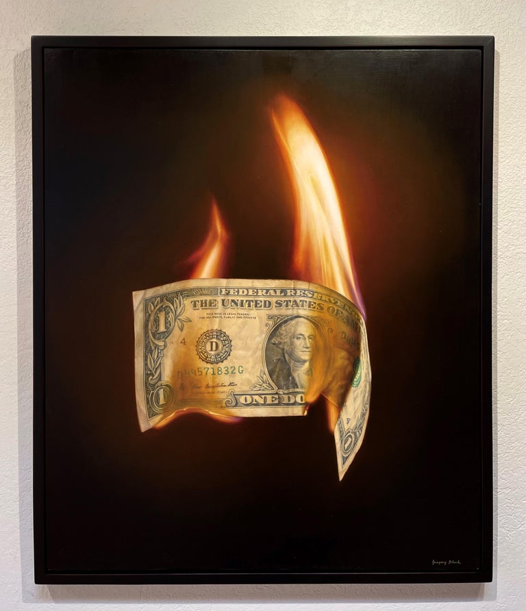 Gregory Block - "Better to Burn Out" Oil Painting For Sale at 1stDibs