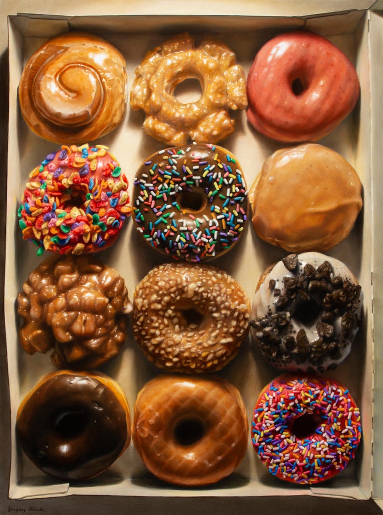 Gregory Block - "Box Set" Oil Painting For Sale at 1stDibs