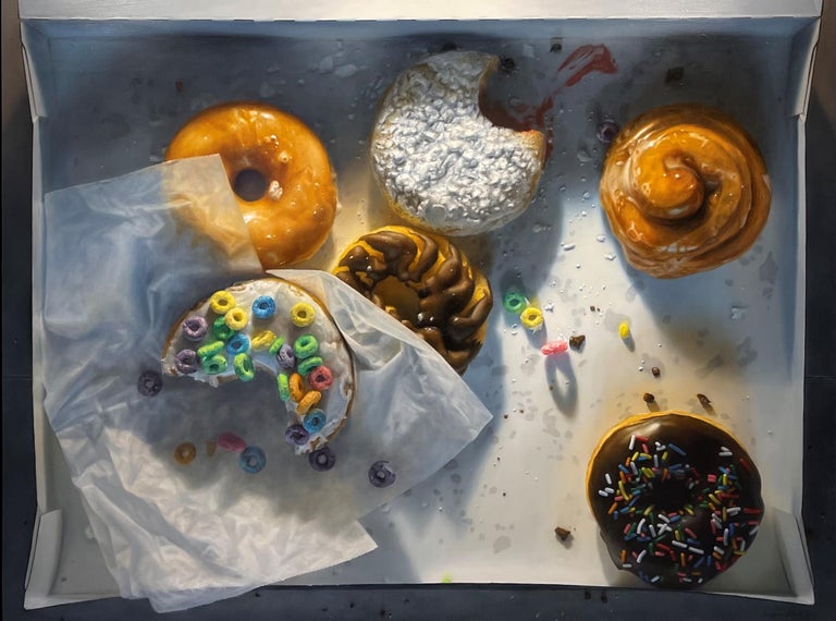 Gregory Block - "Loopy" Oil Painting For Sale at 1stDibs