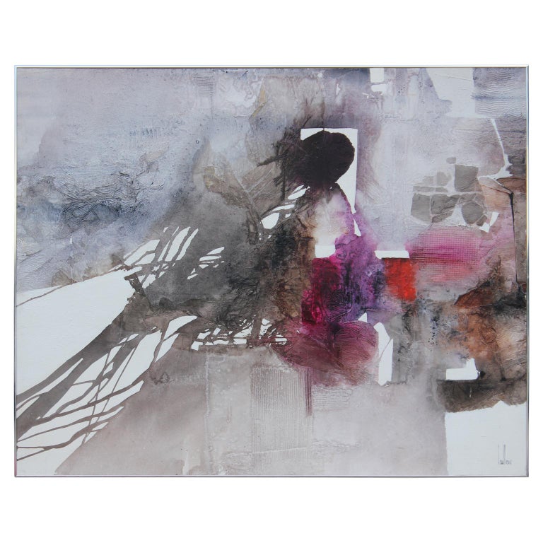 Gregory Hawthorne - Red, Purple, and Charcoal Abstract Expressionist ...