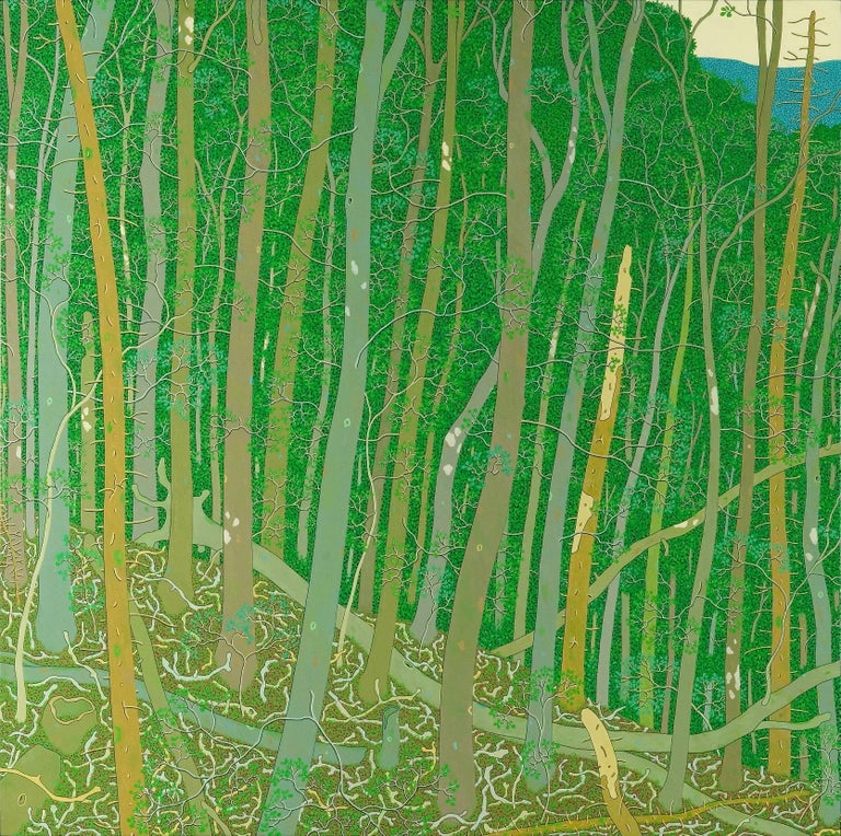 Gregory Hennen - A View of Slaters Ridge from Wyatt Mountain, Square ...