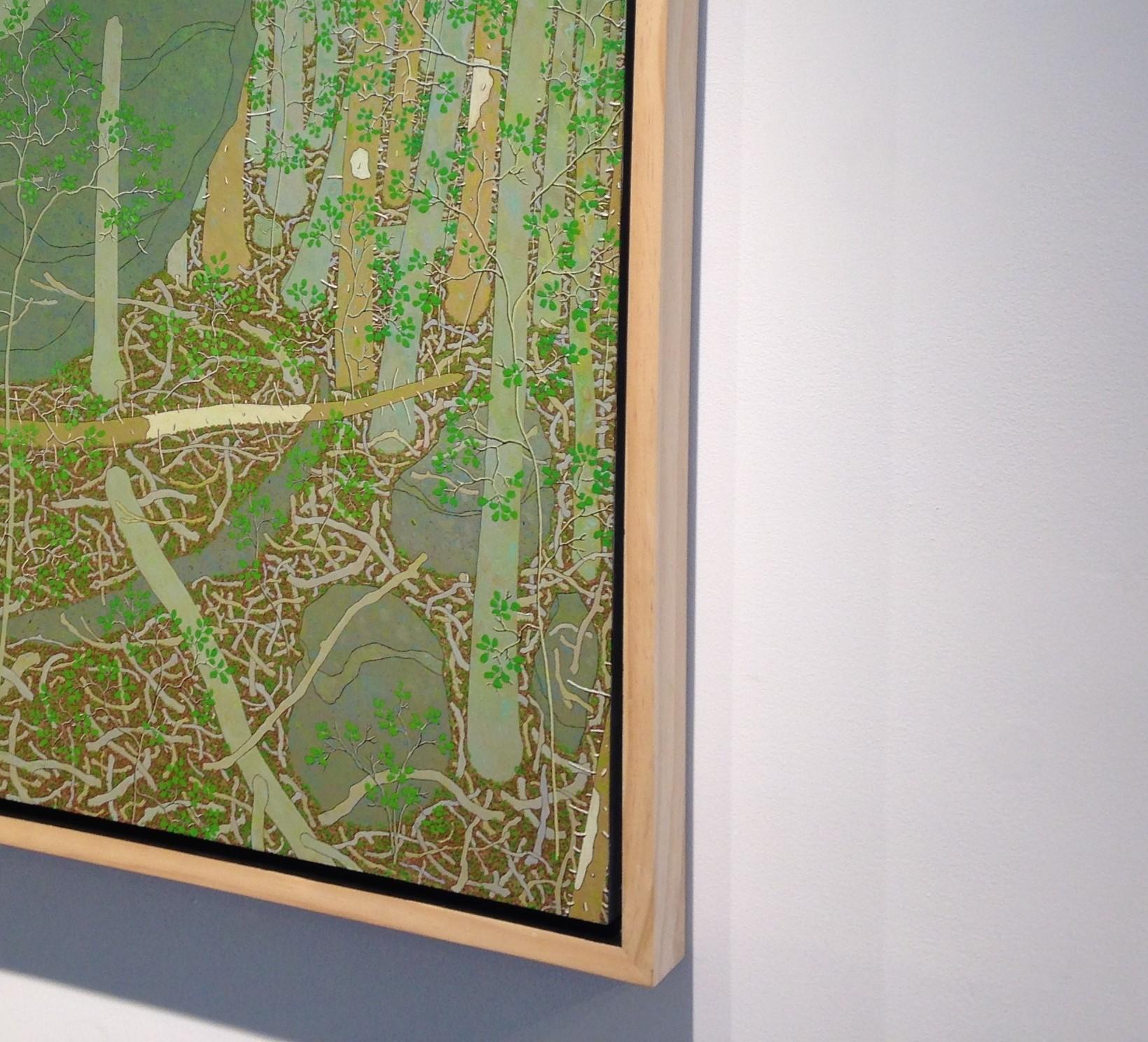 Gregory Hennen - Old Hemlock Stand and New Growth, Green, Gold, Grey ...