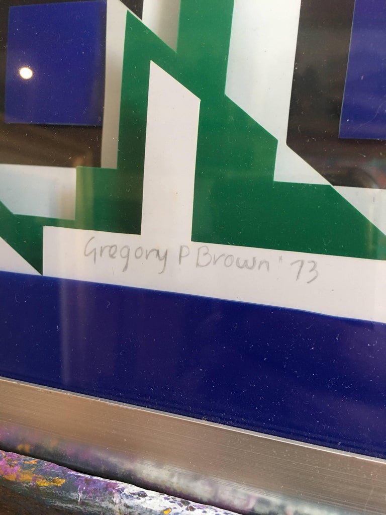 Gregory P. Brown - 'Doublellogram' Optical Illusion Perspex and Glass ...