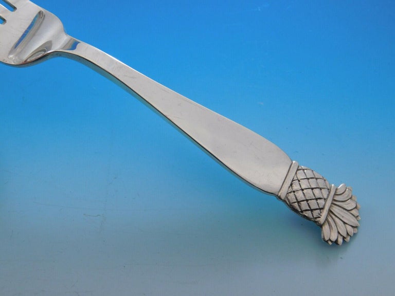 Grenada Old Newbury Crafters Sterling Silver Flatware Set Service 42 ...