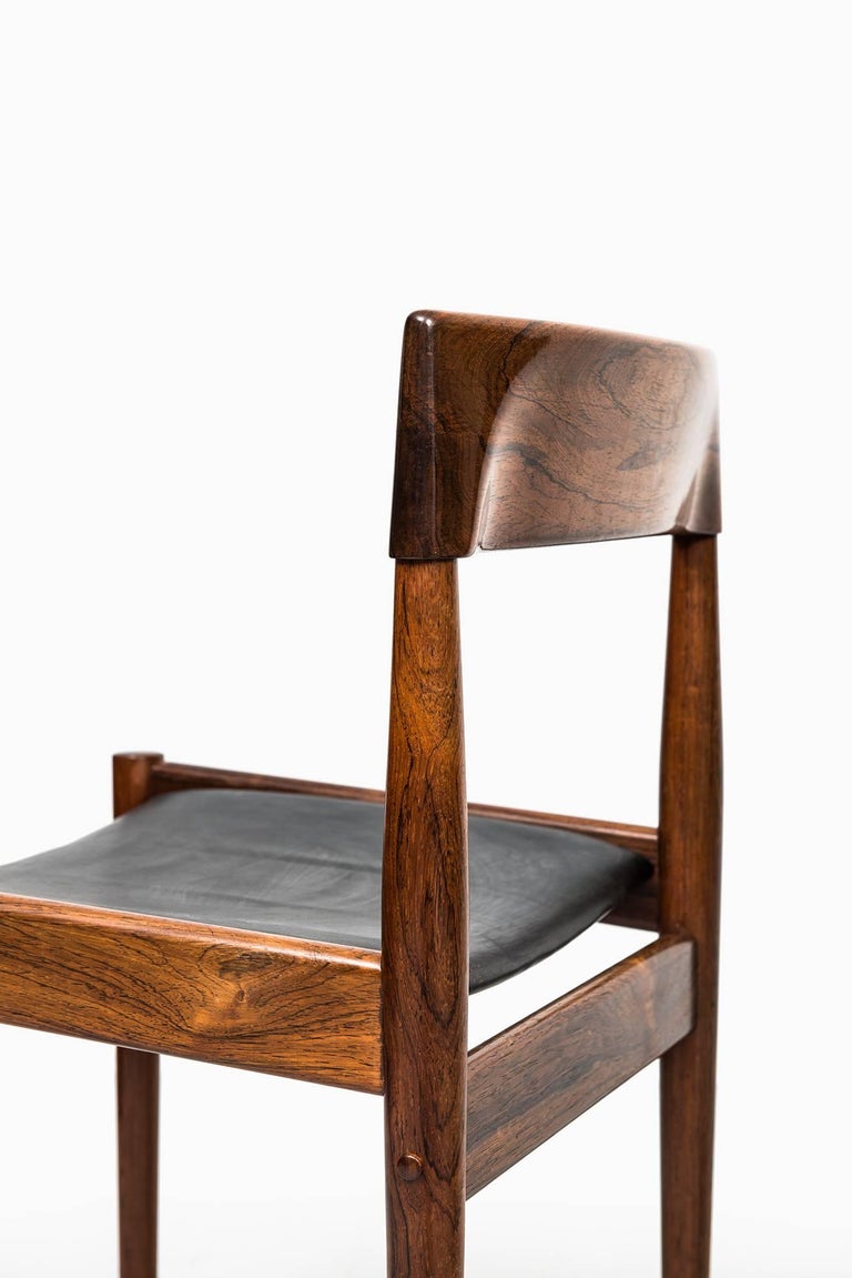 Grete Jalk Dining Chairs Model PJ-3-2 by P. Jeppesen in Denmark at ...