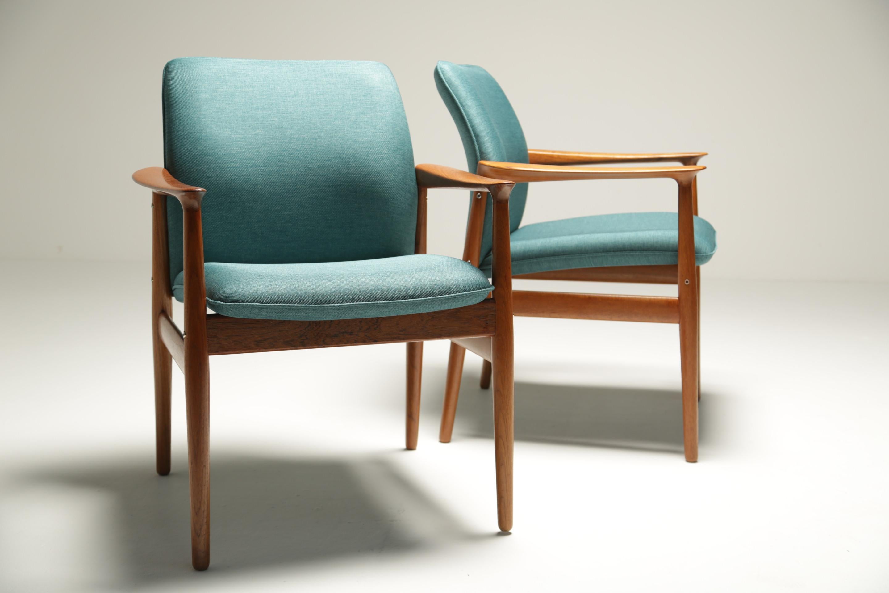 Grete Jalk Teak Armchairs For Sale at 1stDibs