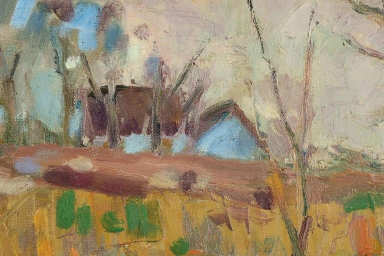 Grete Krøger Petersen, Danish Artist, "Spring in Bagsværd Mose", Oil on ...