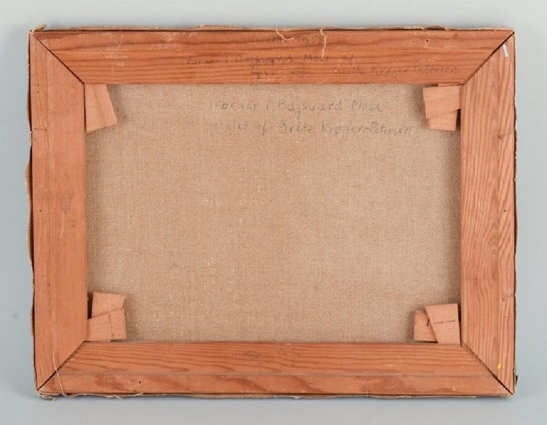 Grete Krøger Petersen, Danish Artist, "Spring in Bagsværd Mose", Oil on ...