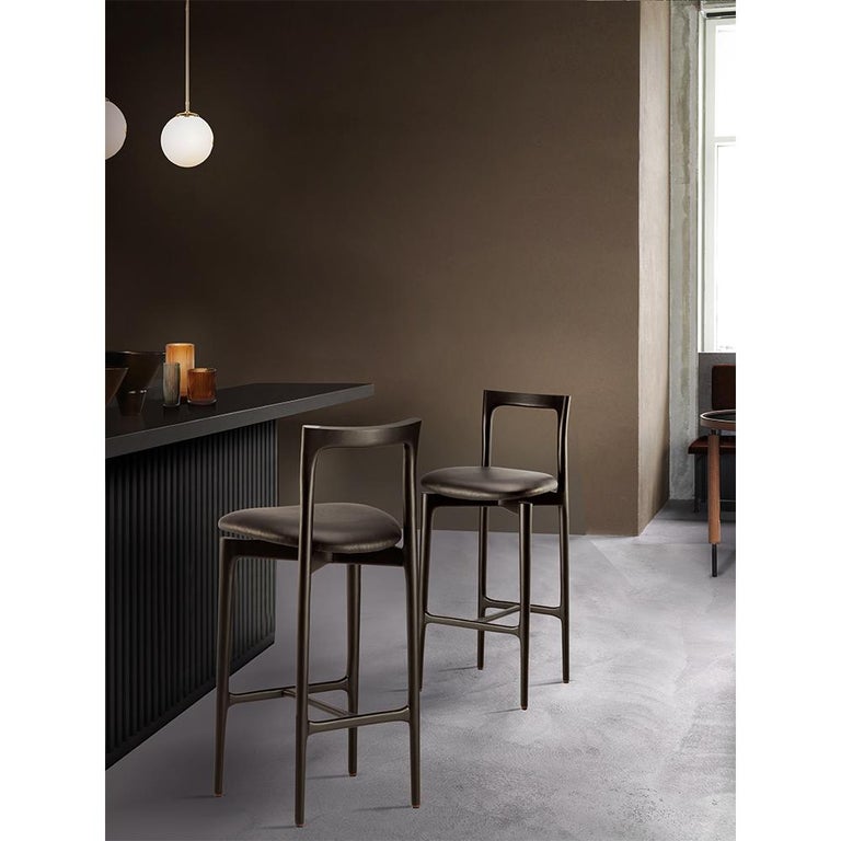 Grey Bar Chair by Collector For Sale at 1stDibs