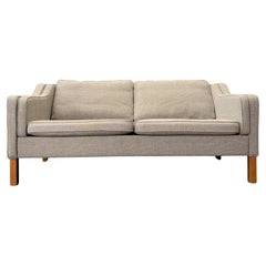 Luc Sofa Large with Beech Ash-056-1 and Boucle Snow For Sale at 1stDibs